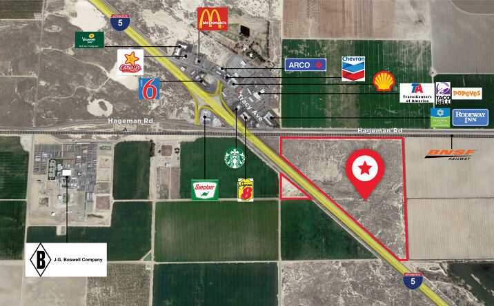 I-5 & Stockdale Hwy, Tupman, CA 93276, Bakersfield, CA 93276 - Land for ...