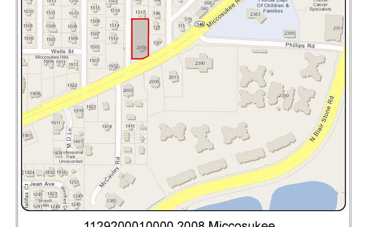 2008 MICCOSUKEE RD Tallahassee FL 32308 APN: 1129200010000 | Crexi.com