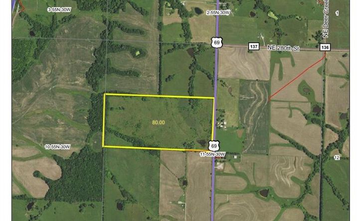 80 Acres NE 69 Highway, Turney, MO 64493 - Land for Sale - 80 Acres NE ...
