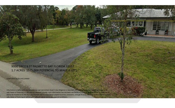 Residential Land for Sale in Miami-Dade County | Crexi