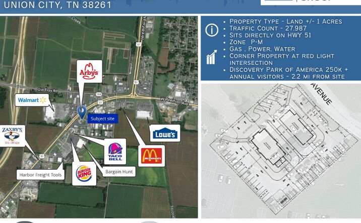 US-51, Union City, Tn., Union City, TN 38261 | Crexi.com