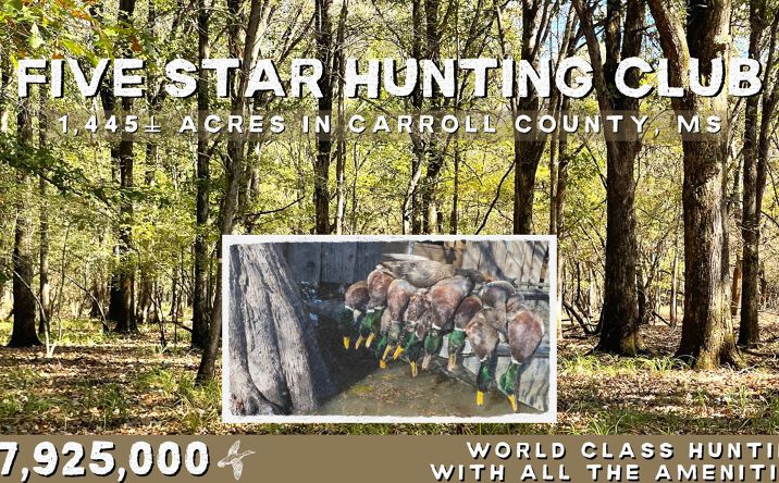 1445 Acres (5 Star Hunting Club), Carrollton, MS 38917 | Crexi.com