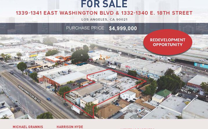 1339-1341 East Washington Blvd & 1332-1340 E 18th Street, Los Angeles ...