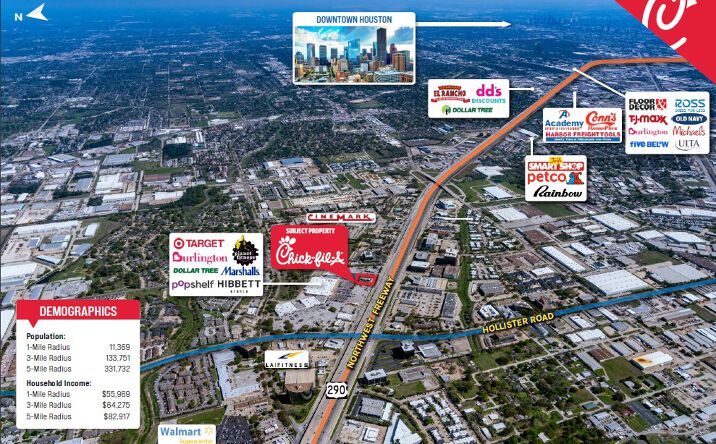 13240 NORTHWEST FWY Houston TX 77040 APN: 1076470000013 | Crexi.com