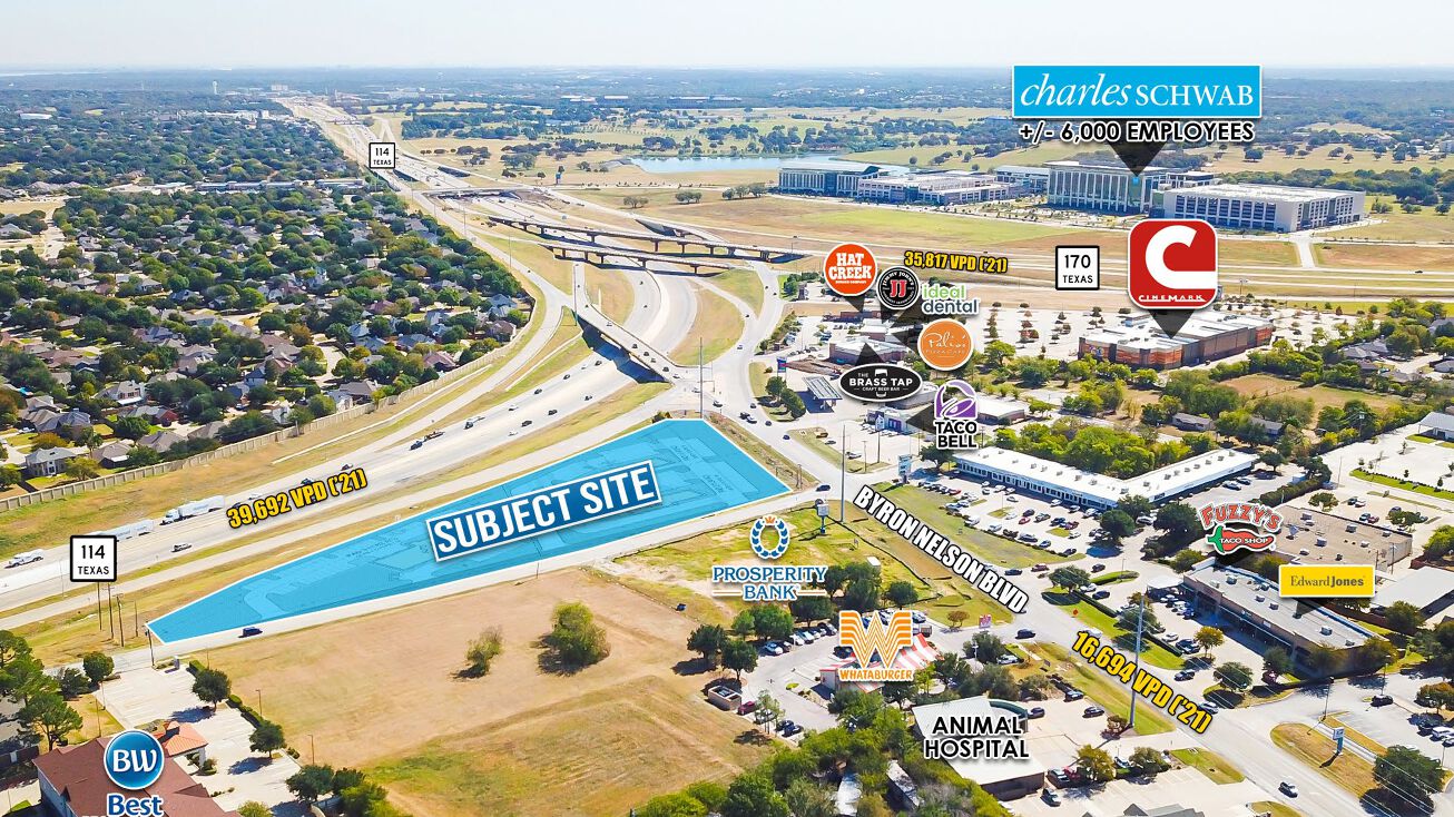 NWC of TX-114 & Byron Nelson Blvd 701 E Byron Nelson Blvd, Roanoke, TX ...