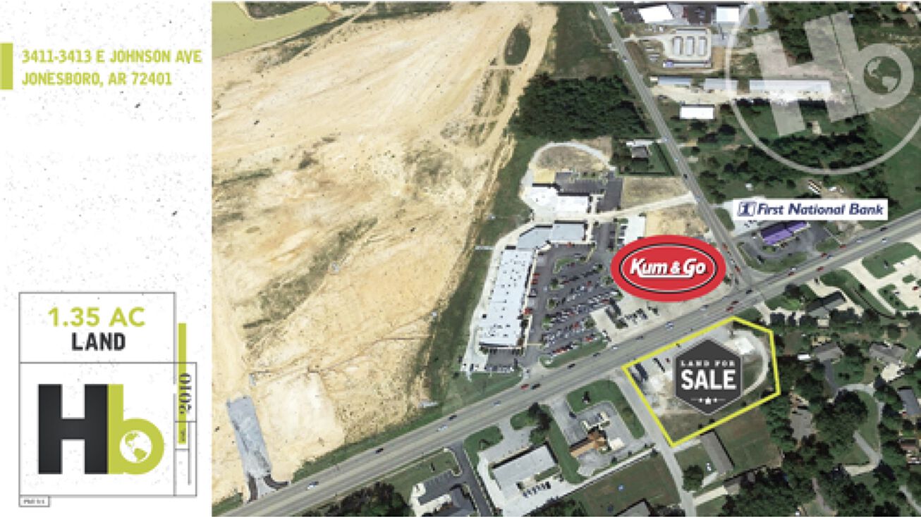 3411 E Johnson Ave, Jonesboro, AR 72401 - Land for Sale - 3411 & 3413 ...