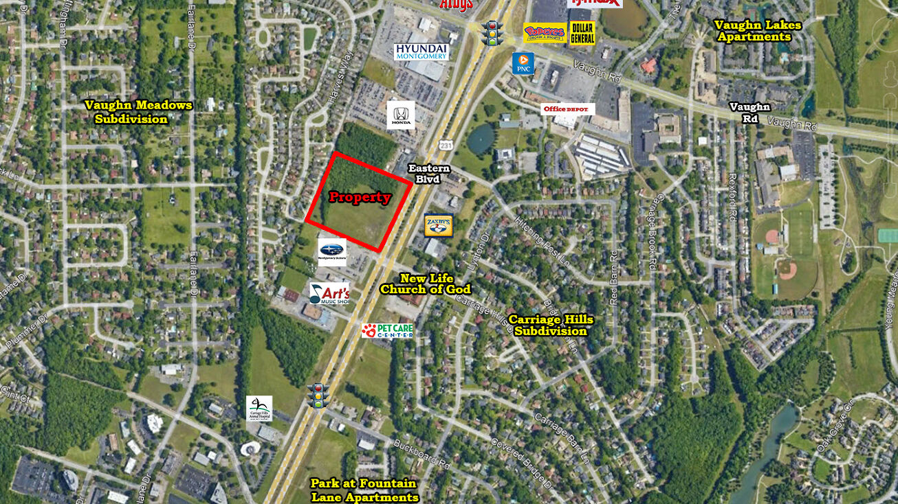 Eastern Blvd, Montgomery, AL 36116 - Land for Sale - East Blvd - 9.614 ...