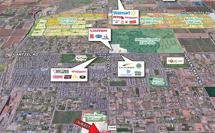 Swc Ocotillo Rd & Schnepf Rd, Queen Creek, AZ 85140 | Crexi.com