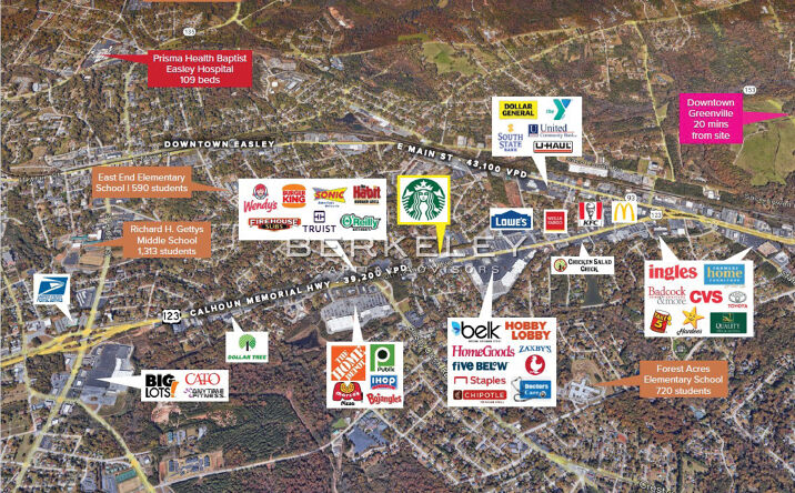 6210 CALHOUN MEMORIAL HWY Easley SC 29640-3785 APN: 5029-19-51-8683 ...