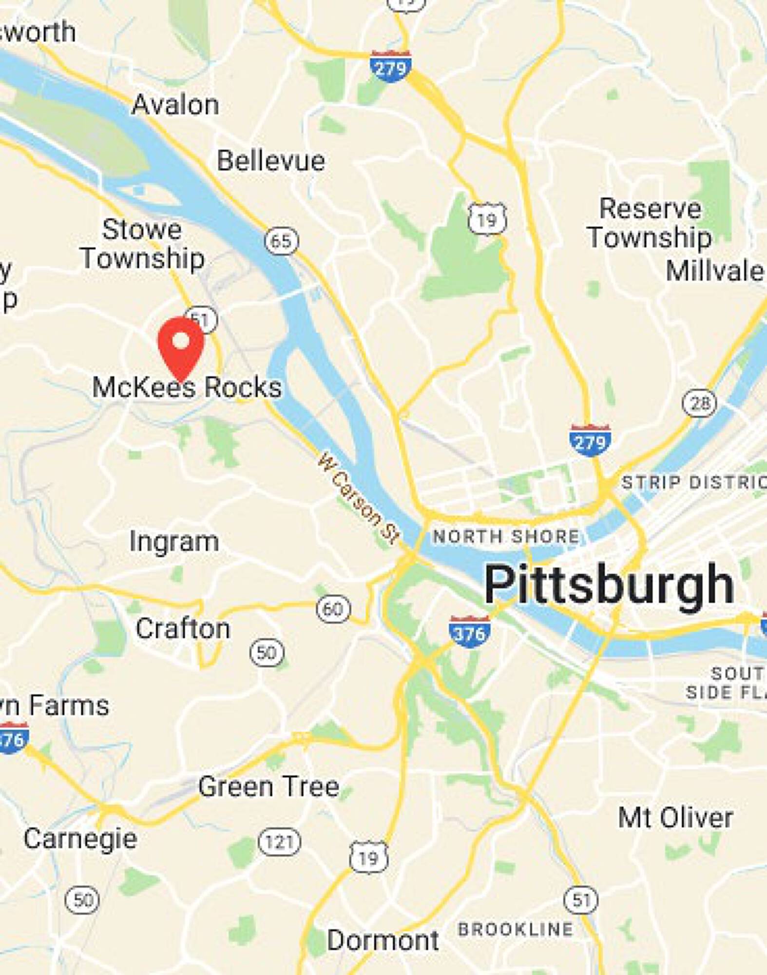 1002 CHARTIERS AVE Mc Kees Rocks PA 15136-3665 APN: 0072M00179000000 ...