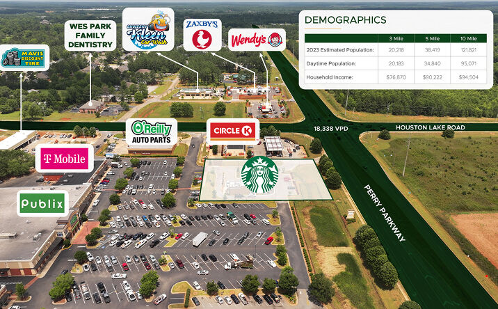 279 PERRY PKWY Perry GA 31069-9275 APN: 0P41G0 003000 | Crexi.com
