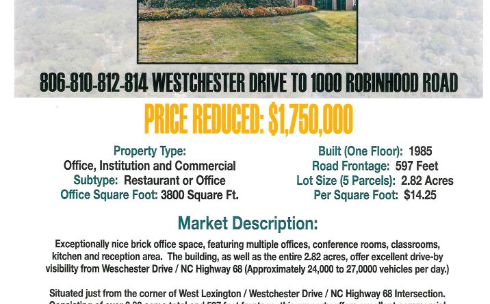 High Point, NC Commercial Real Estate for Sale | Crexi.com