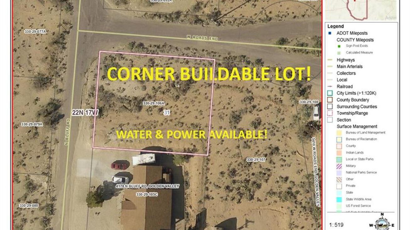 0 N Bluff Road, Golden Valley, AZ 86413 | Crexi.com