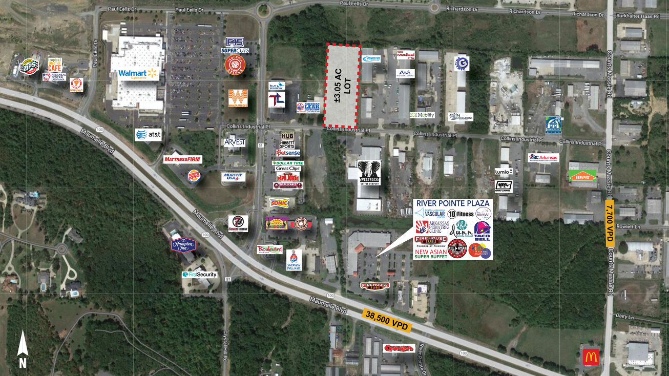 Collins Industrial Pl, North Little Rock, AR 72113 | Crexi.com