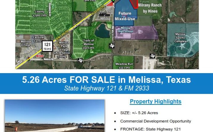 3522 SAM RAYBURN HWY Melissa TX 75454-2665 APN: 2517180 | Crexi.com