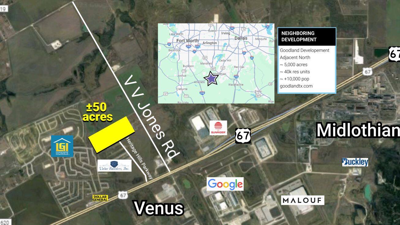 2661 V V Jones Rd, Venus, TX 76084 | Crexi.com