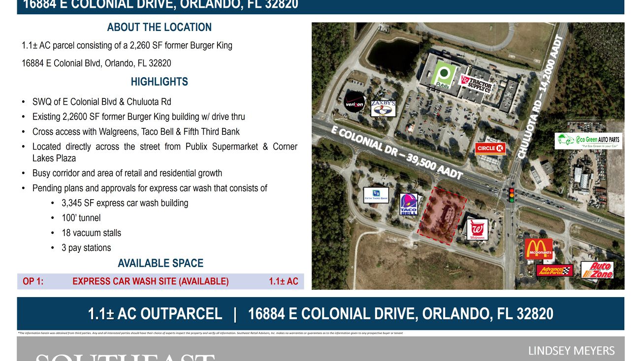 16884 E Colonial Dr, Orlando, FL 32820 | Crexi.com