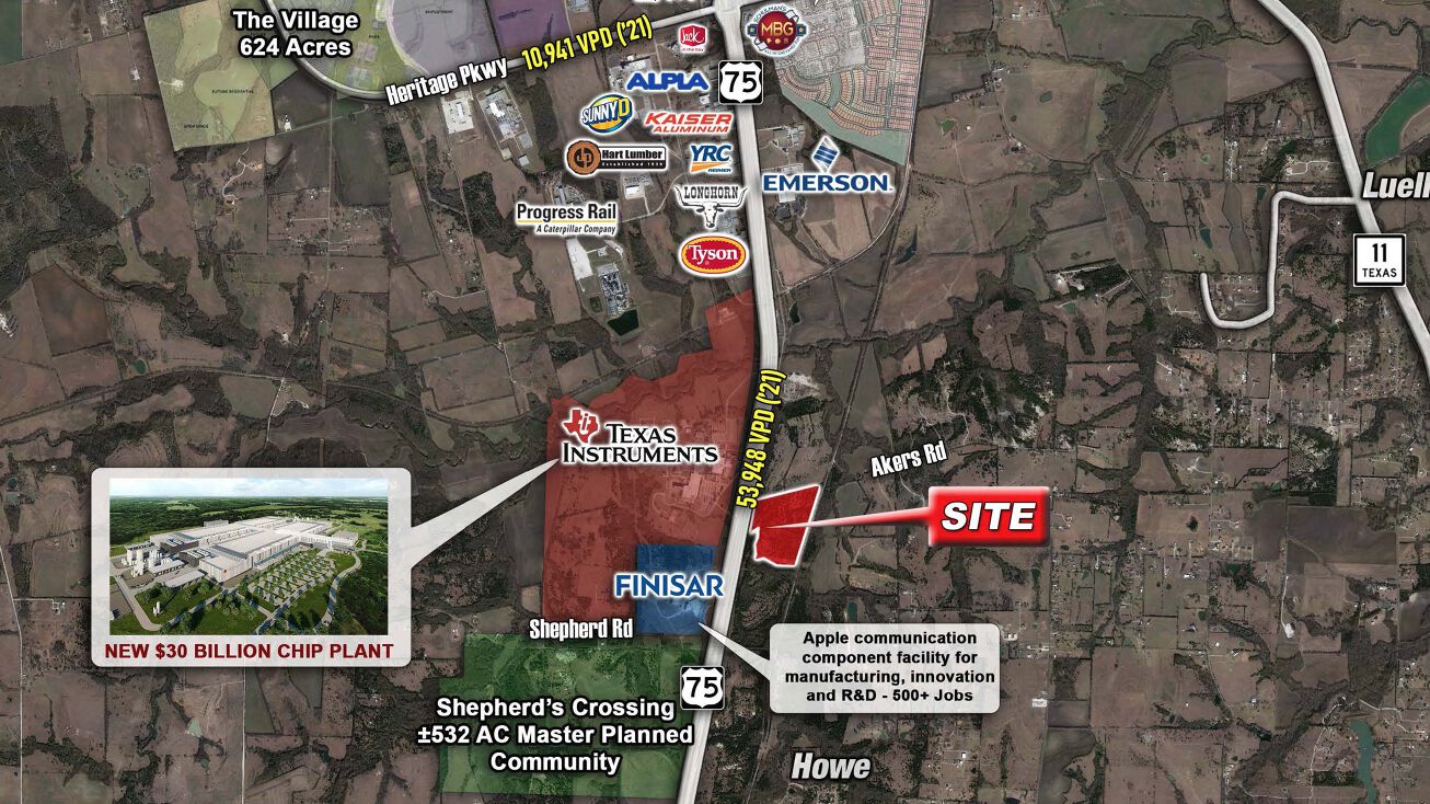 SWC OF US-75 & Akers Road, Sherman, TX 75090 | Crexi.com