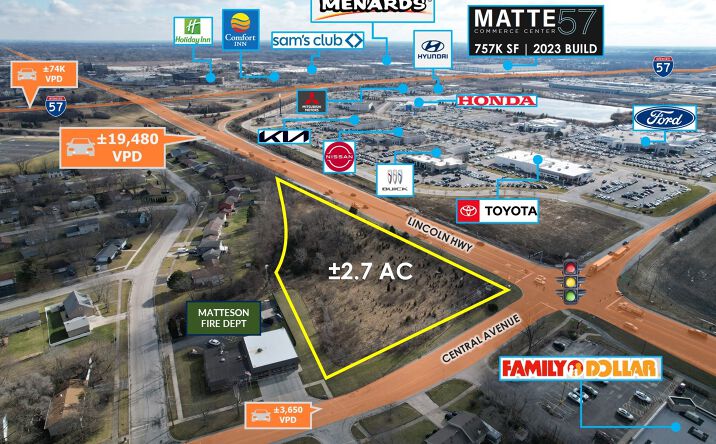 US 30 & Central Ave Matteson IL 60043, Matteson, IL 60443 | Crexi.com