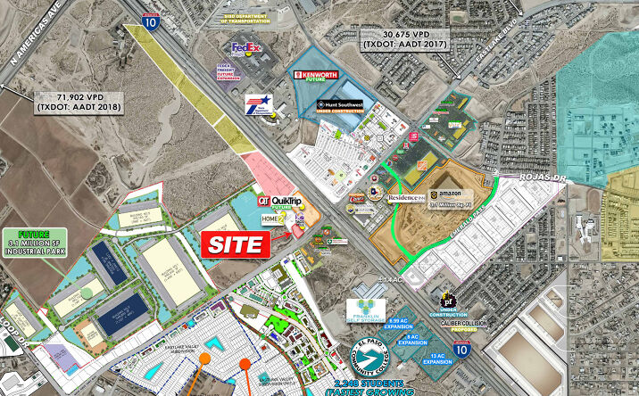 Swq I-10 & Nuevo Hueco Tanks Rd, YSLETA SUR, TX 79927 | Crexi.com
