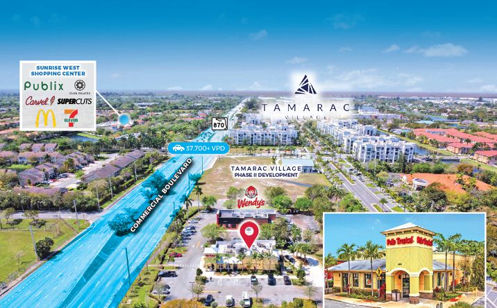 8851 W COMMERCIAL BLVD Tamarac FL 33351-4306 APN: 494108020040 | Crexi.com