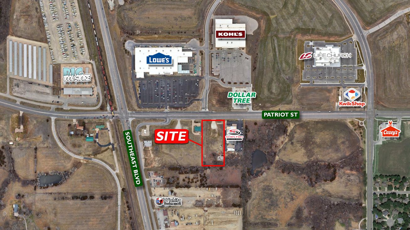 SEC of K-15 & Patriot Development Land, Derby, KS 67037 | Crexi.com