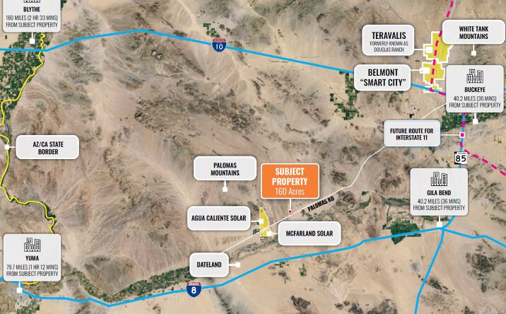 Palomas Rd, ±16 miles NE of Dateland @ I-8 AZ, Dateland, AZ 85354 ...