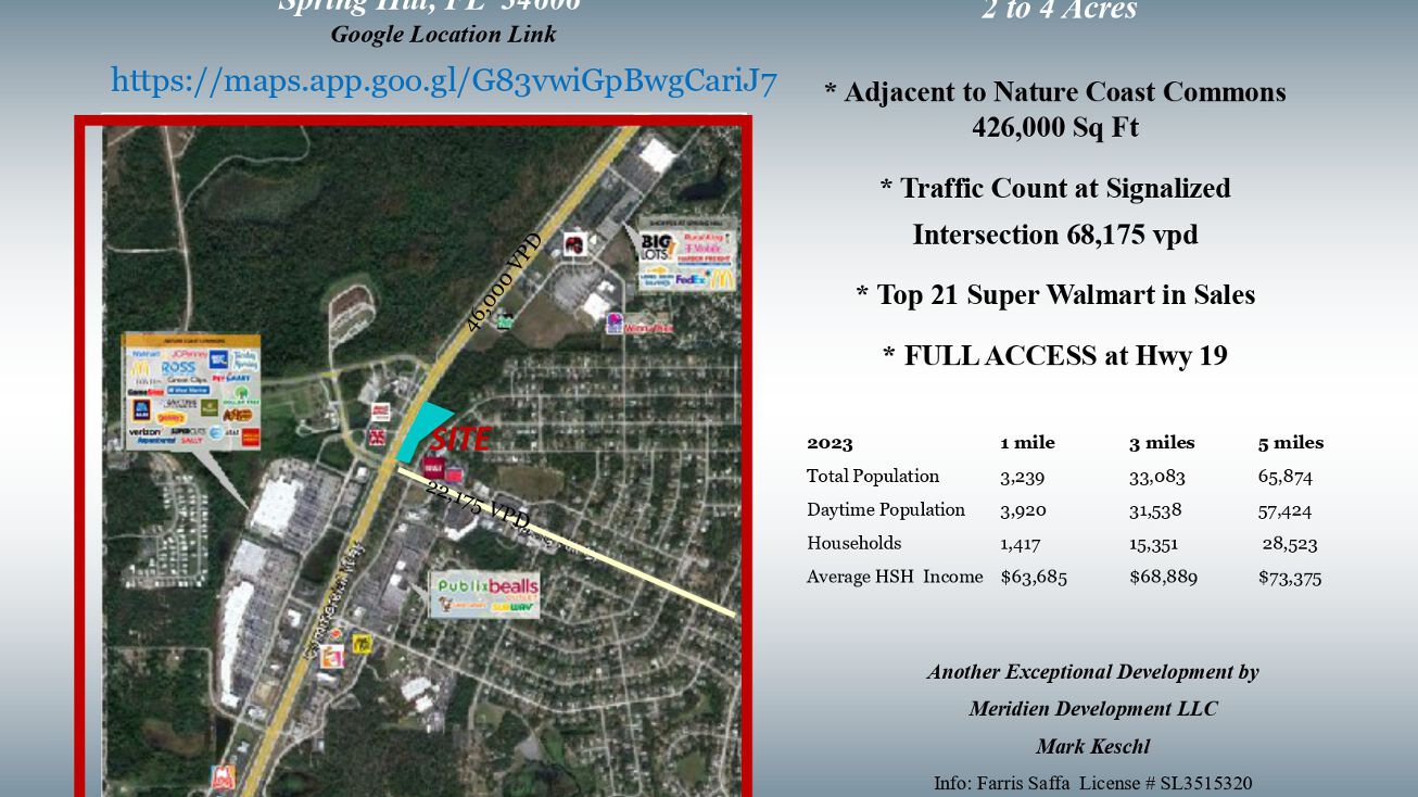 US Hwy 19 & Spring Hill Rd, Spring Hill, FL 34606 | Crexi.com