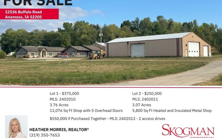 12536 BUFFALO RD Anamosa IA 52205 APN: 0903151020 | Crexi.com