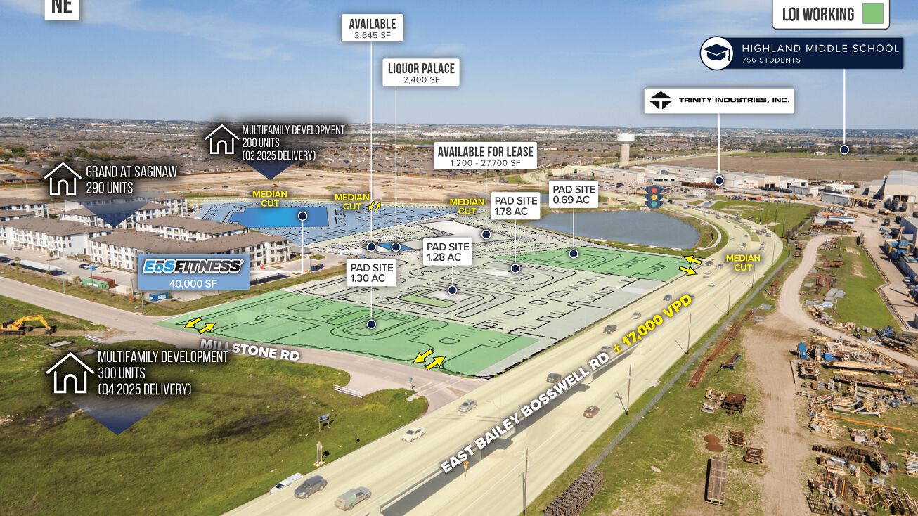 NEC E Bailey Boswell Rd & Millstone Rd, Saginaw, TX 76179 | Crexi.com