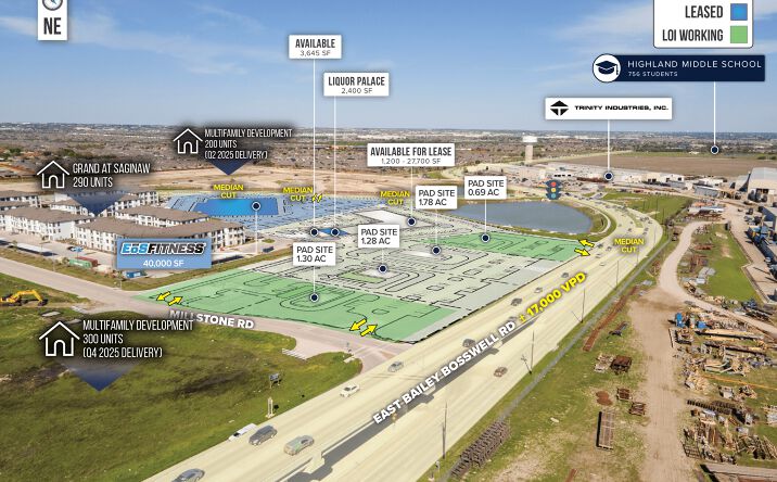 NEC E Bailey Boswell Rd & Millstone Rd, Saginaw, TX 76179 | Crexi.com