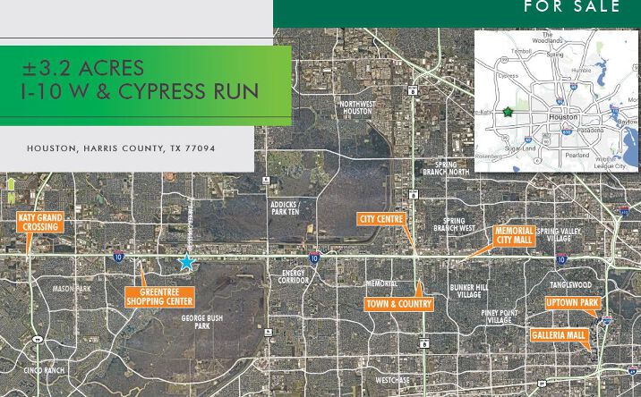 I-10 W & Cypress Run, Houston, TX 77094 | Crexi.com