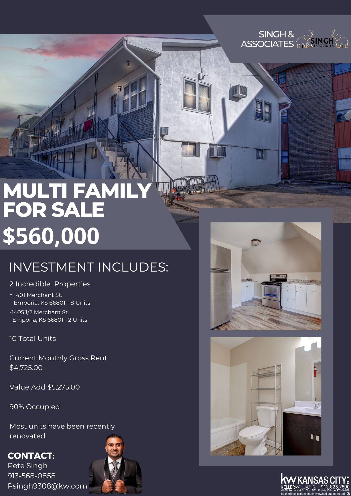 1401 MERCHANT ST Emporia KS 66801-5004 APN: 192-10-0-20-12-027.00-0 | Crexi.com