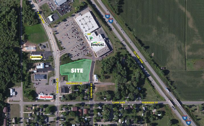 NEC of Union Street & Prospect Street, Mauston, WI 53948 | Crexi.com