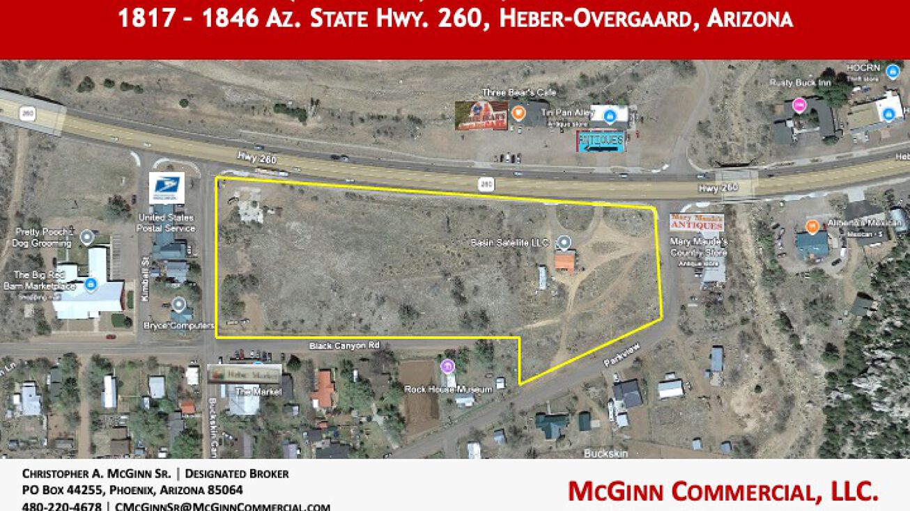 1817 - 1846 AZ. State Hwy. 260, Heber-Overgaard, AZ 85928 | Crexi.com