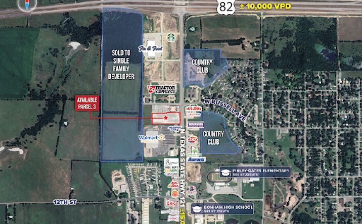 SWC 121 & Russell Ave, Bonham, TX 75418, Bonham, TX 75418 | Crexi.com