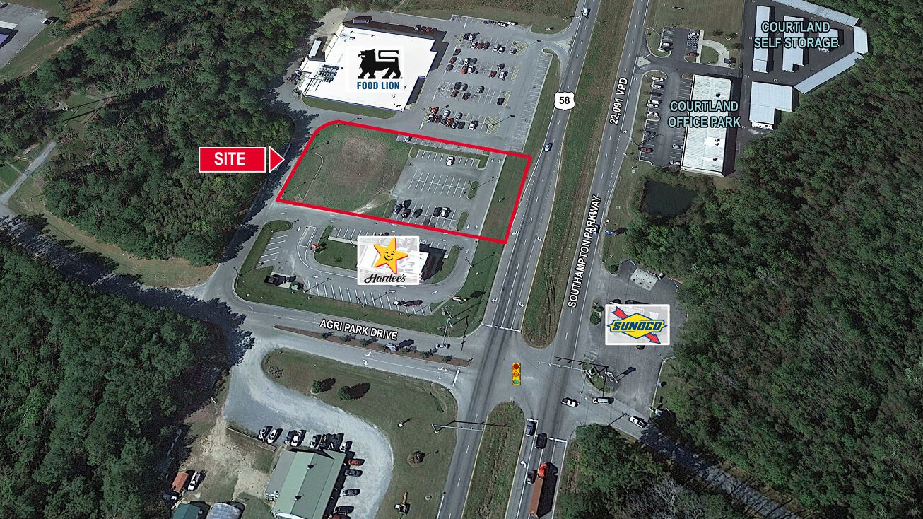 Southampton Parkway & Agri Park Drive, Courtland, VA 23837 | Crexi.com