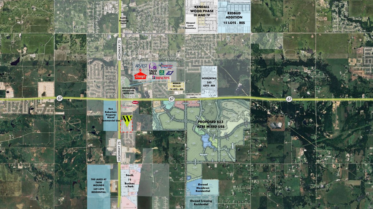 NEC of Highway 75 and East 156th Street, Glenpool, OK 74033 | Crexi.com