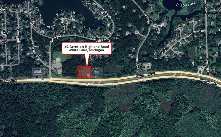 2 Acres on Highland Road, White Lake, MI 48383 | Crexi.com