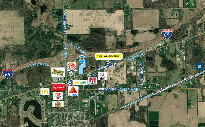 Lansing Road and Perry SE Corner I-69 and M-52, Perry, MI 48840 | Crexi.com