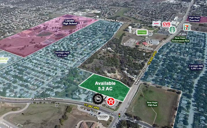 1407 W New Hope Dr, Cedar Park, TX 78613 | Crexi.com