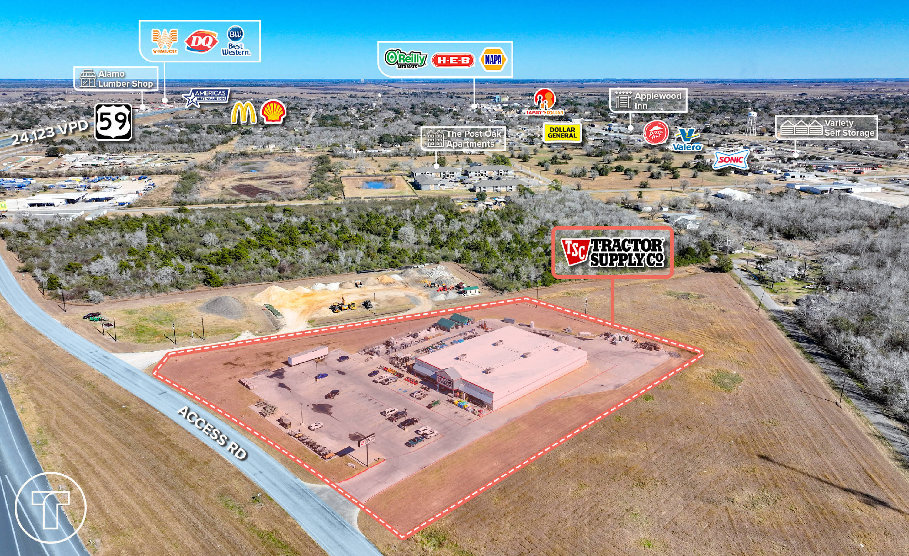 400 US HIGHWAY 59 S Edna TX 77957-4679 APN: R46610 | Crexi.com