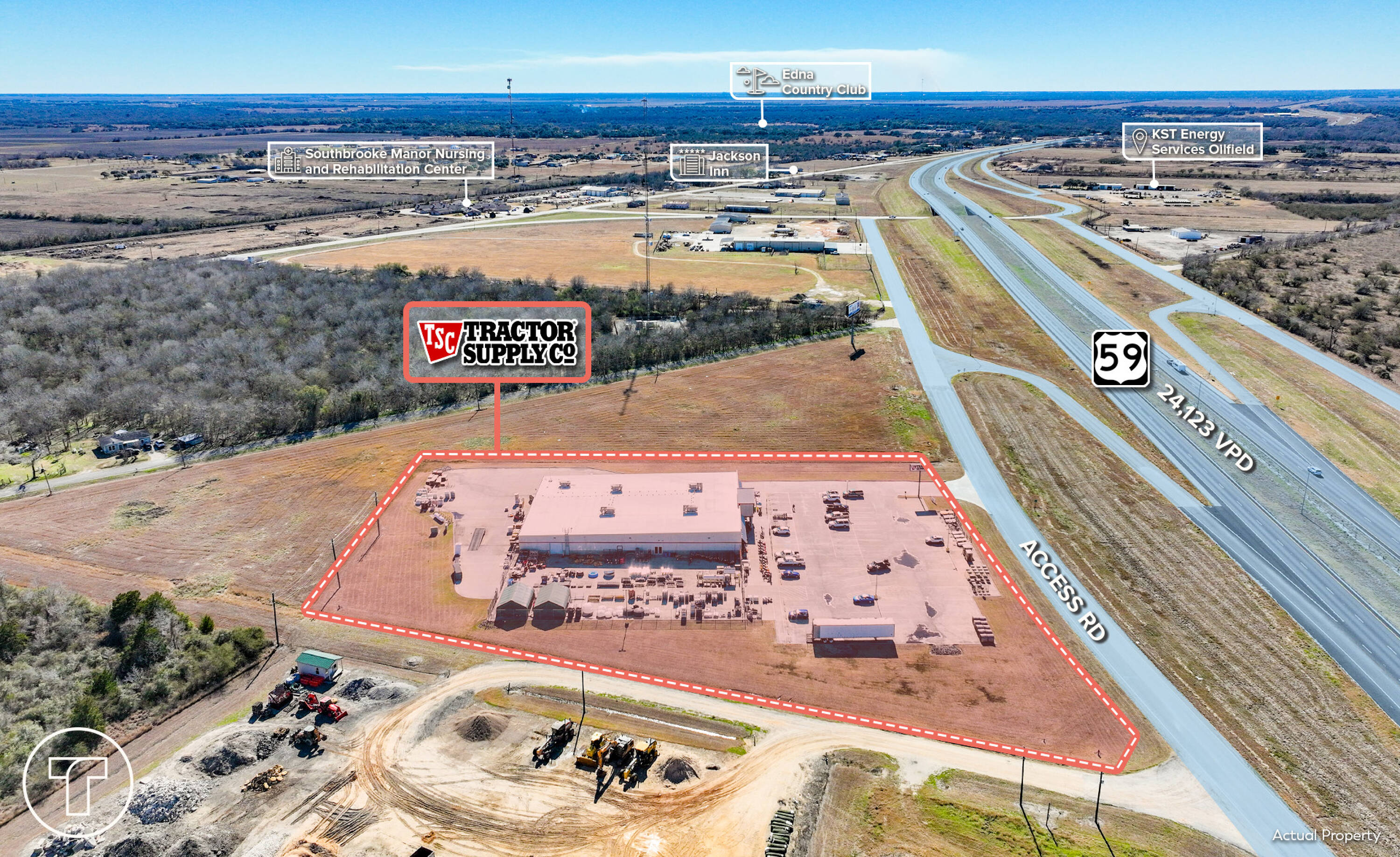 400 US HIGHWAY 59 S Edna TX 77957-4679 APN: R46610 | Crexi.com