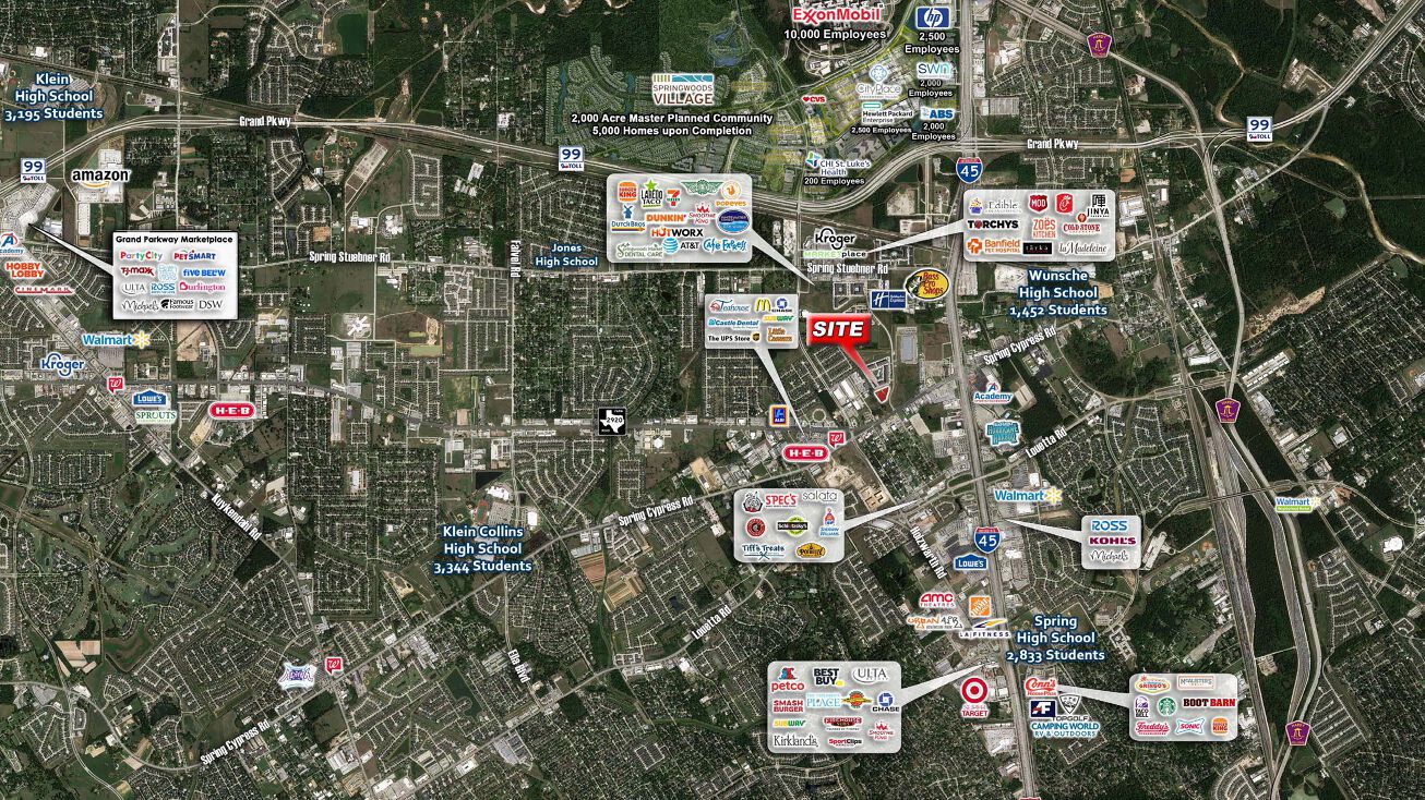 Northwest quadrant of Spring Cypress Rd & Spring Plaza Dr, Spring, TX ...