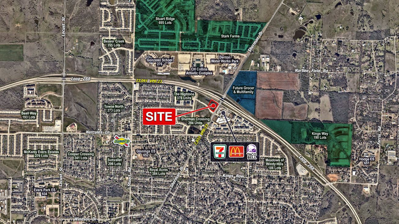 NWC Loop 288 & E Sherman Drive, Denton, TX 76208 | Crexi.com