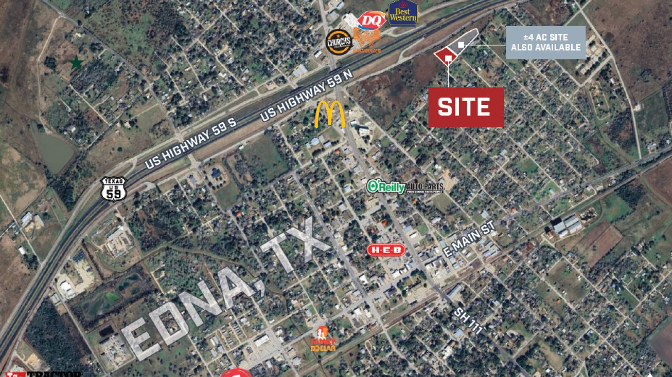 US HWY 59 NEAR SH 111 (N WELLS ST), Edna, TX 77597 | Crexi.com