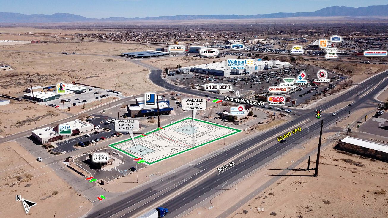 NWQ Main St & Desrt Willow Rd, Los Lunas, NM 87031 | Crexi.com