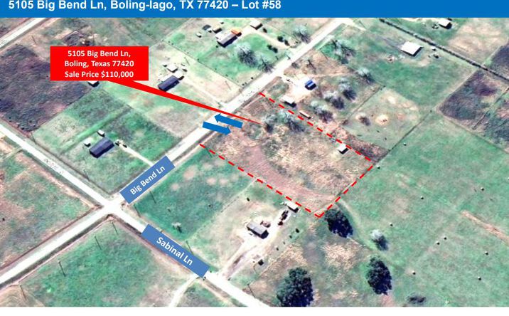 5105 Big Bend Ln, Boling-Iago, TX 77420 | Crexi.com