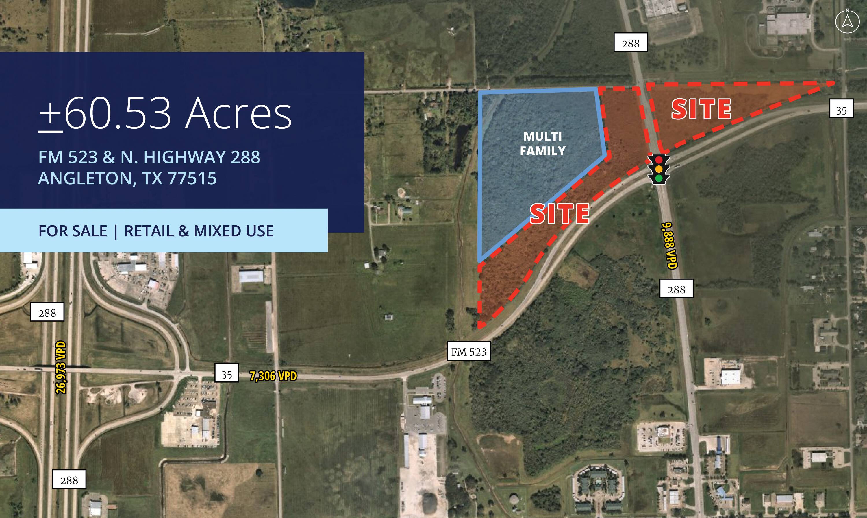 FM 523 & N Highway 288, Angleton, TX 77515 | Crexi.com