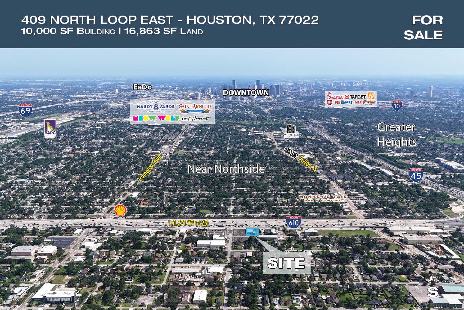 409 N Loop E Fwy, Houston, TX 77022 | Crexi.com
